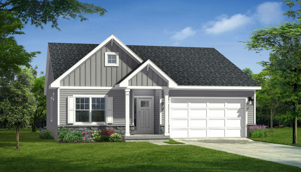 FRANKLIN ELEVATION A WITH STONE BELT (1) - Chestnut Home Builders ...