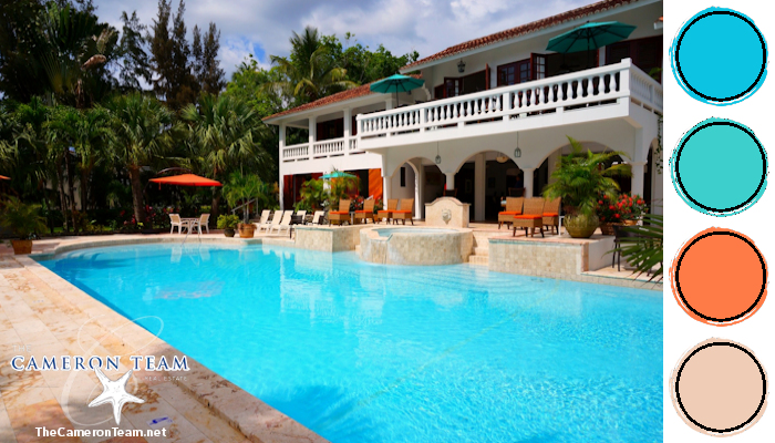 Pool Color Palette - The Cameron Team