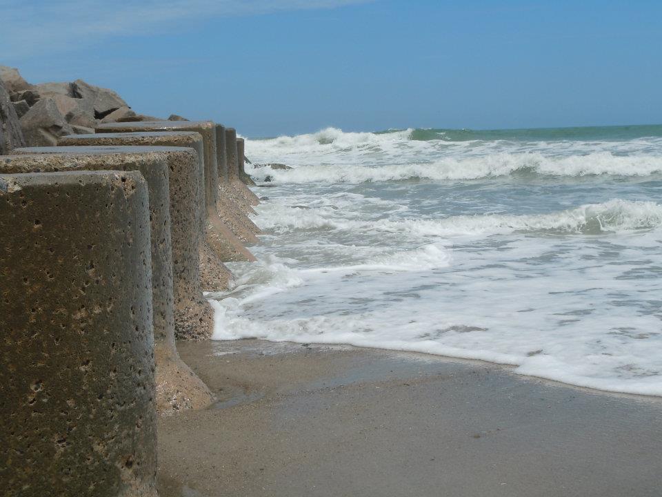 fort-fisher-defensive-rocks-and-waves - The Cameron Team