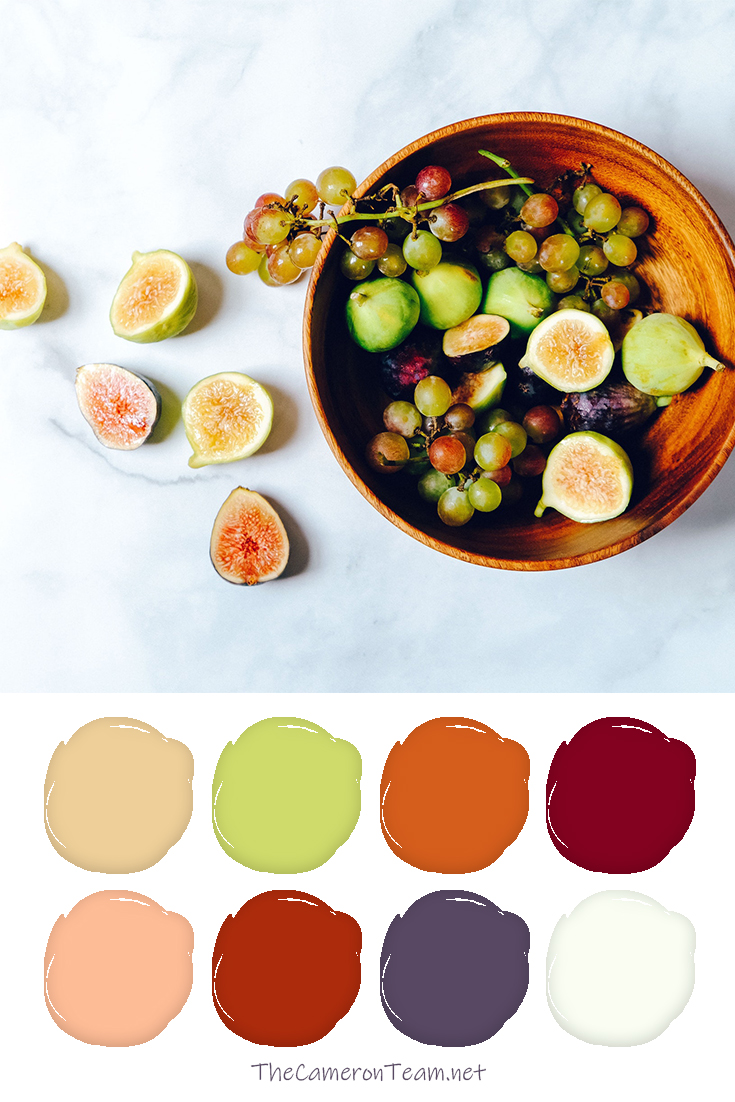 Guava and Grapes Paint Color Palette - The Cameron Team - The Cameron Team