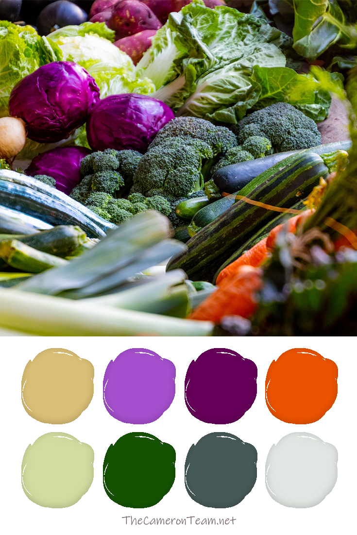 Mixed Vegetables Color Palette - The Cameron Team - The Cameron Team